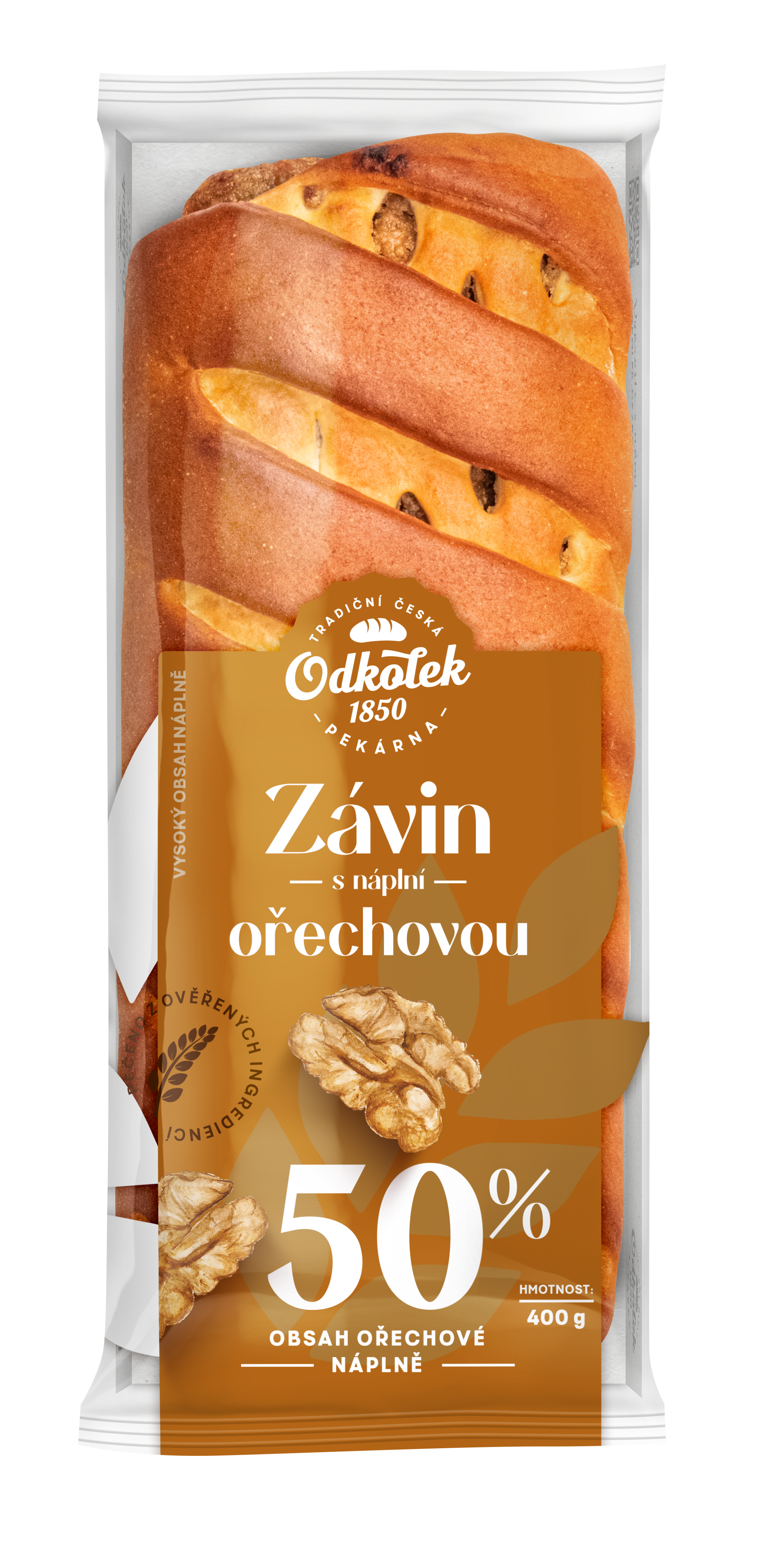 Závin s ořechovou náplní - United Bakeries